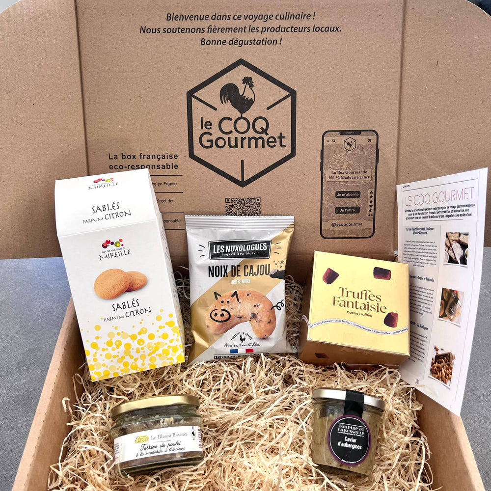 Box gourmande, produits du terroir 100% français - Le Coq Gourmet - Box ...