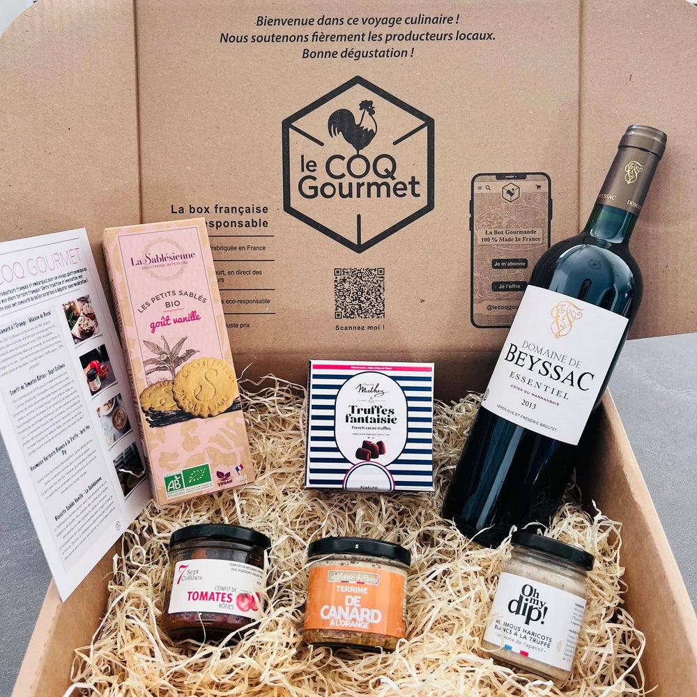 Box gourmande, produits du terroir made in France - Le Coq Gourmet