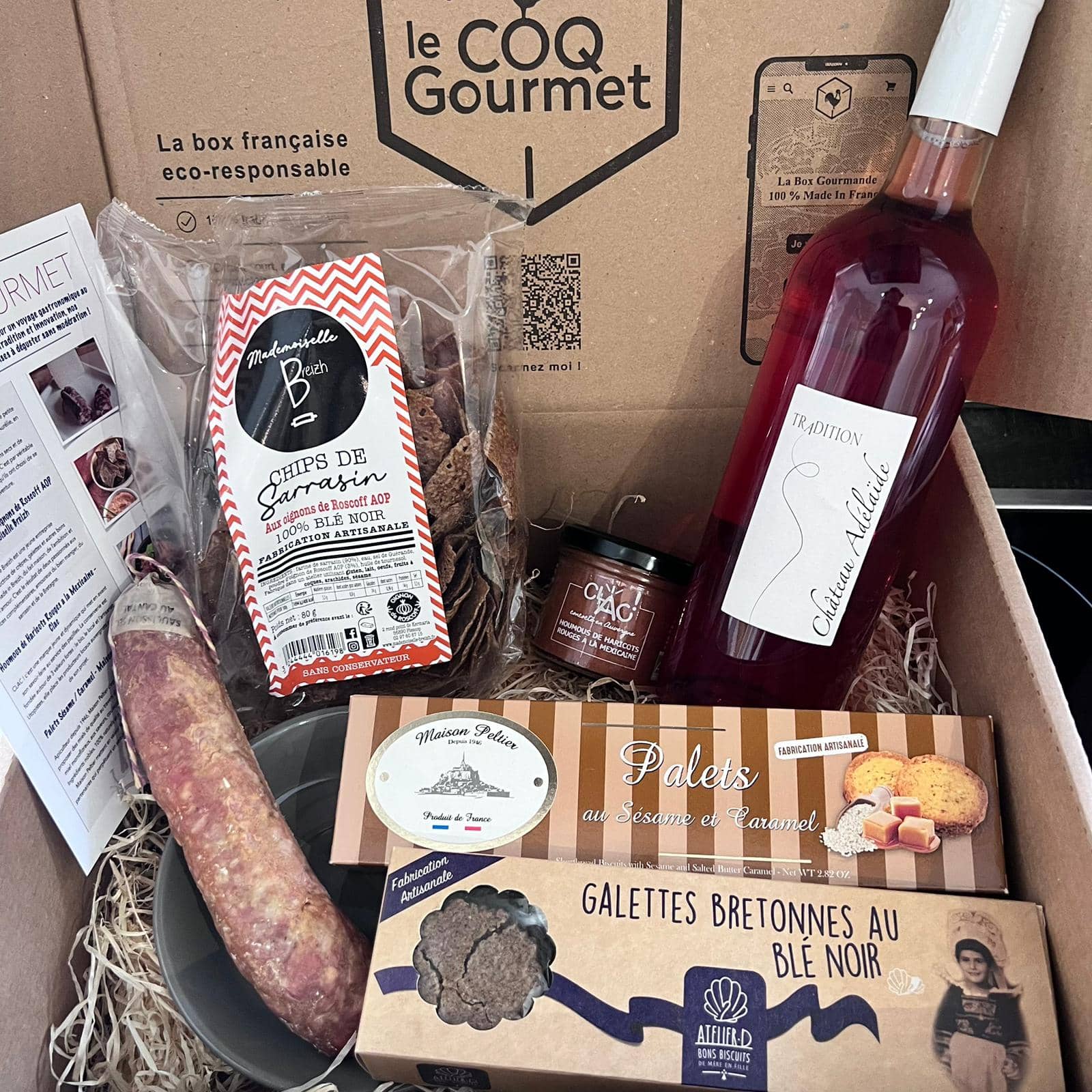 Panier garni dégustation - Le Coq Gourmet - Box Gourmande - Le Coq Gourmet